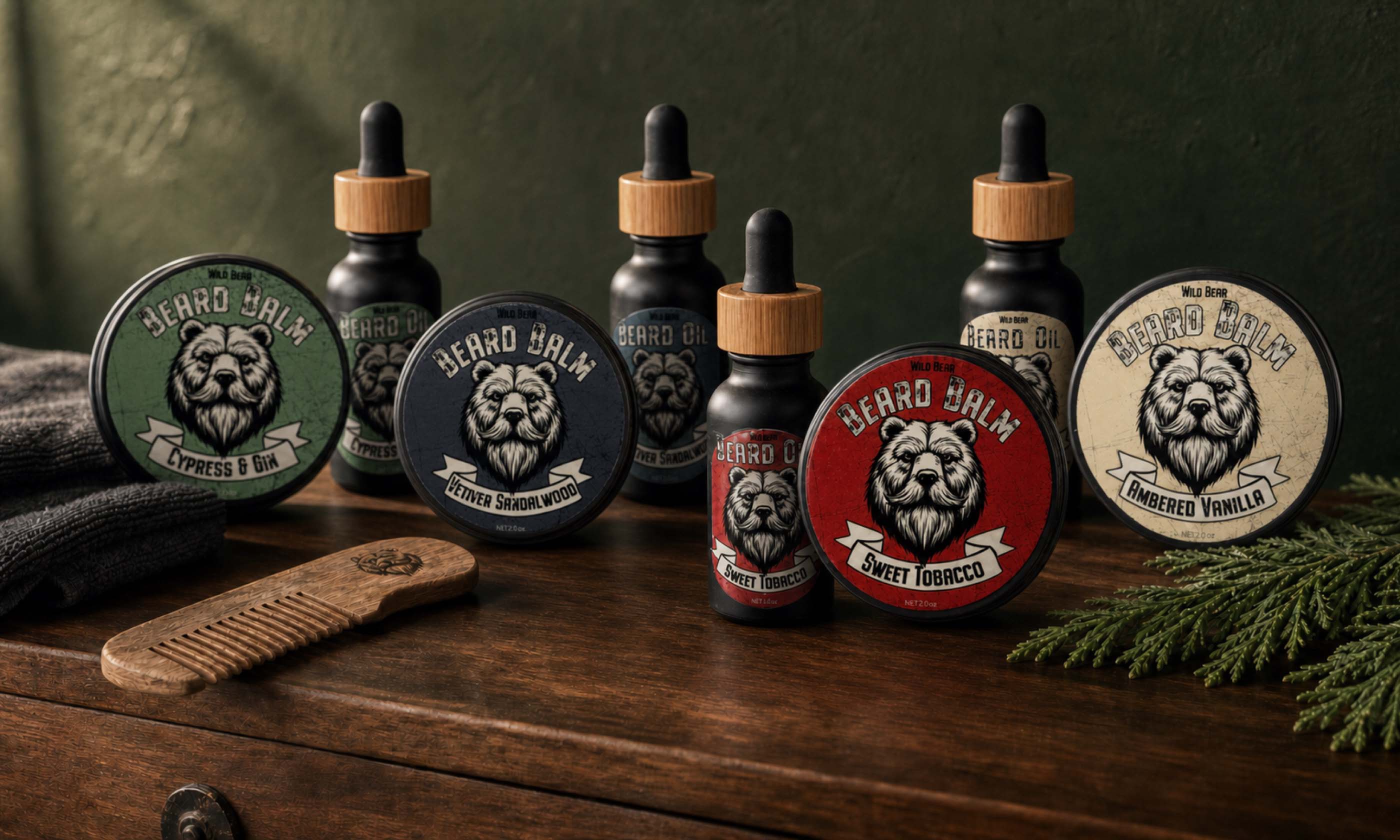Natural Beard Care Products | Beard Oil & Balm | Wild Bear Market ...
