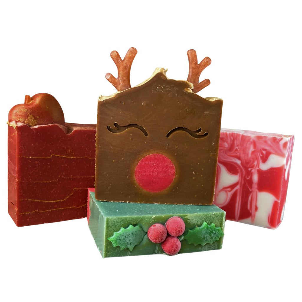 Christmas Bar Soap Bundle | Festive Holiday Scents | Wild Bear Market
