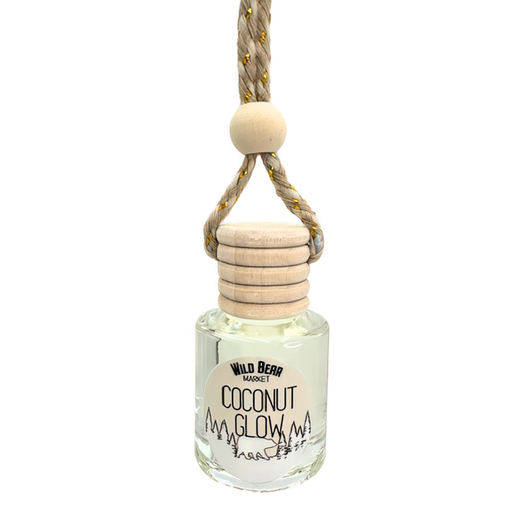 Coconut Glow Car Air Freshener – Tropical, Creamy, Long Lasting Scent ...